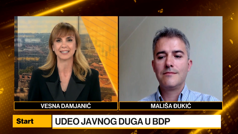 Đukić: Javni dug ima dva scenarija | Bloomberg Adria