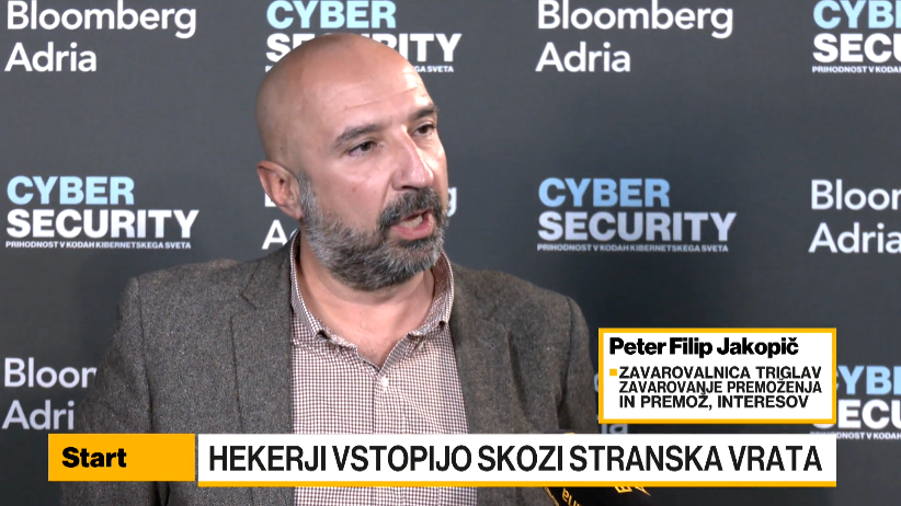 Jakopič: Hekerji največkrat vstopijo skozi stranska vrata | Bloomberg Adria